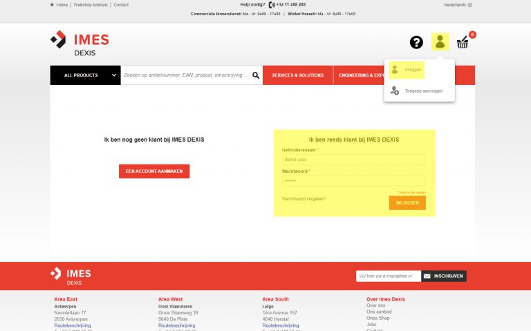 Webshop tutorials - Imes Dexis - NL - Imes Dexis